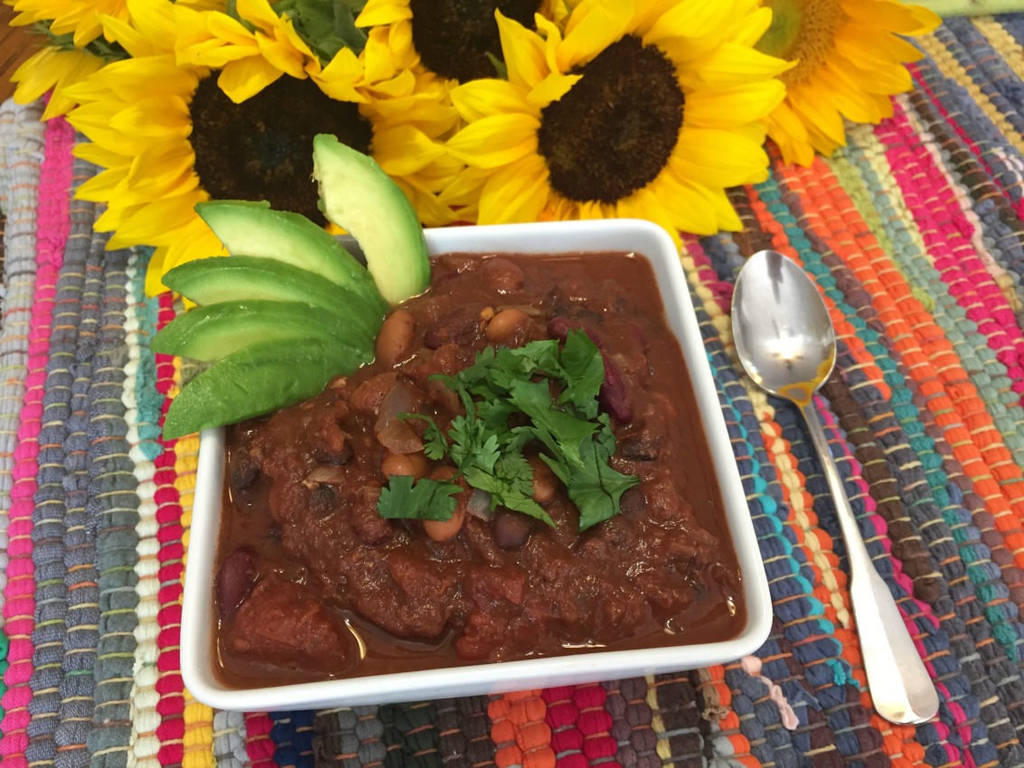 Holy Molé Vegan Chili - Your Mom's Vegan